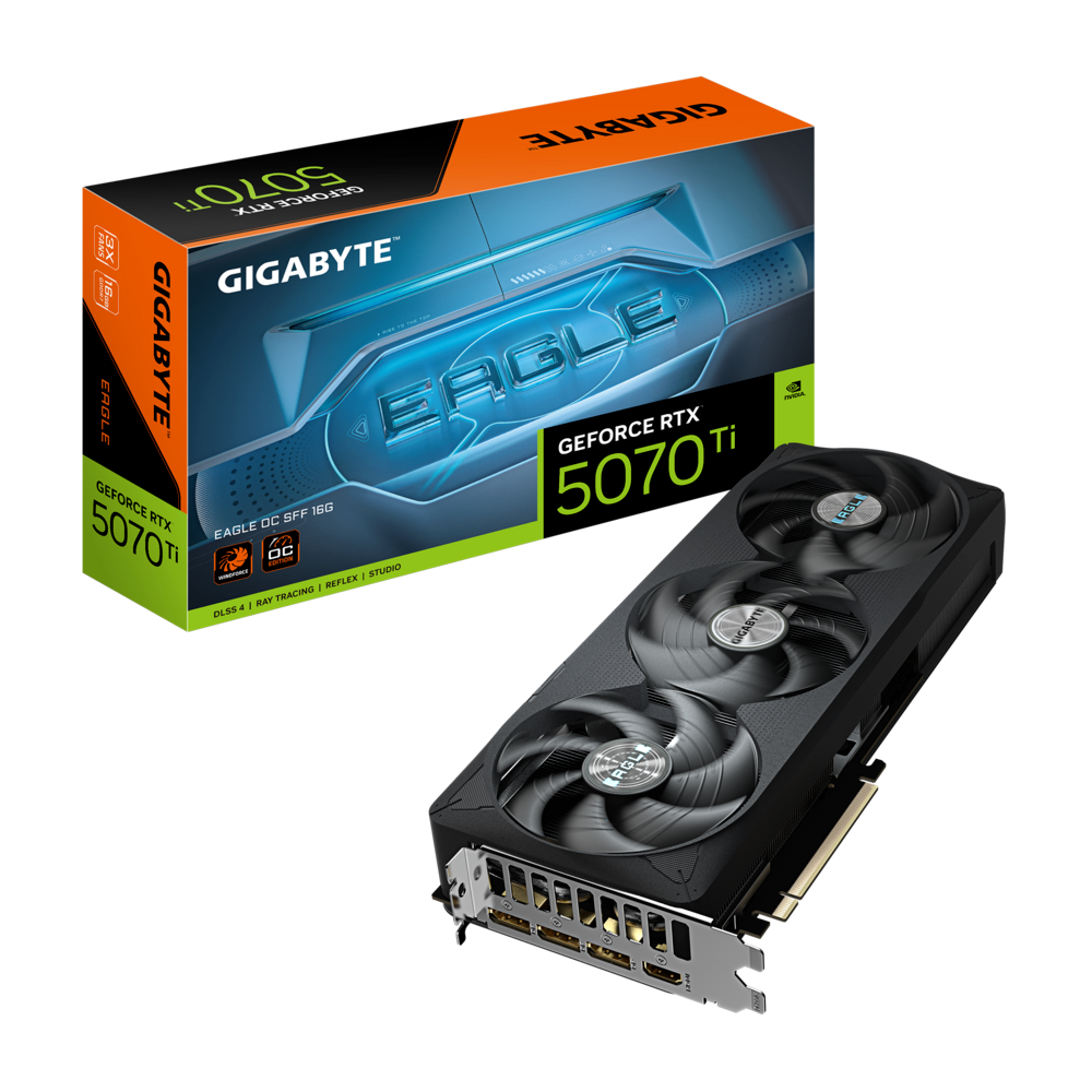 Gigabyte GeForce RTX 5070 Ti EAGLE OC SFF 16G GDDR7, 256bit memory ...