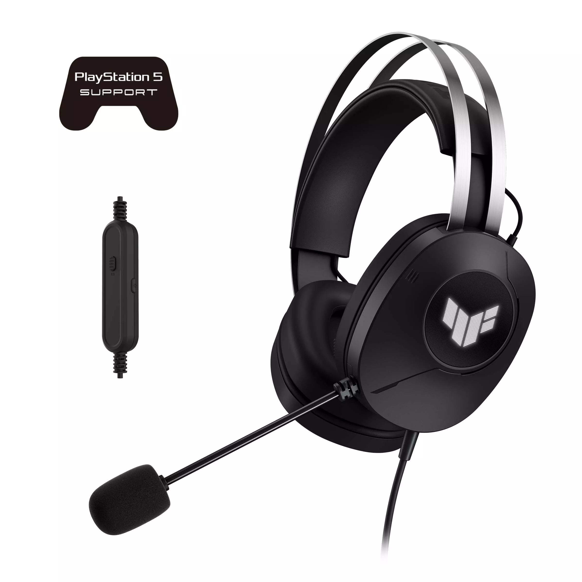 ASUS TUF Gaming H1 Gen II Wired Gaming Headset with 40 mm ASUS Essence ...