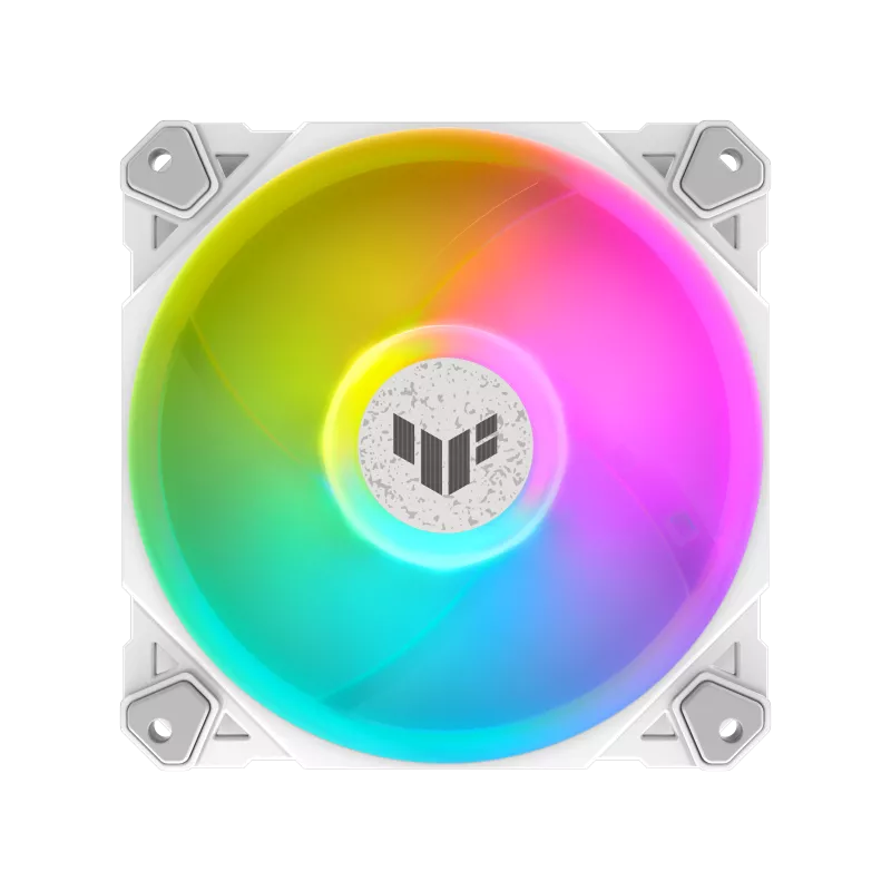ASUS TUF TF120 ARGB Fan - White Edition | 120mm High Airflow