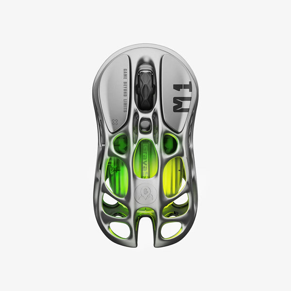 GravaStar Mercury M1 Pro Silver Mist - 4K Hz Wireless Mouse