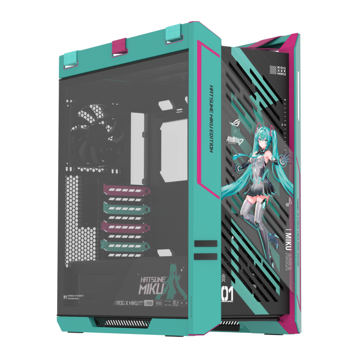 ROG Strix Helios II Hatsune Miku Edition _ Gaming Cases｜ROG - Republic ...