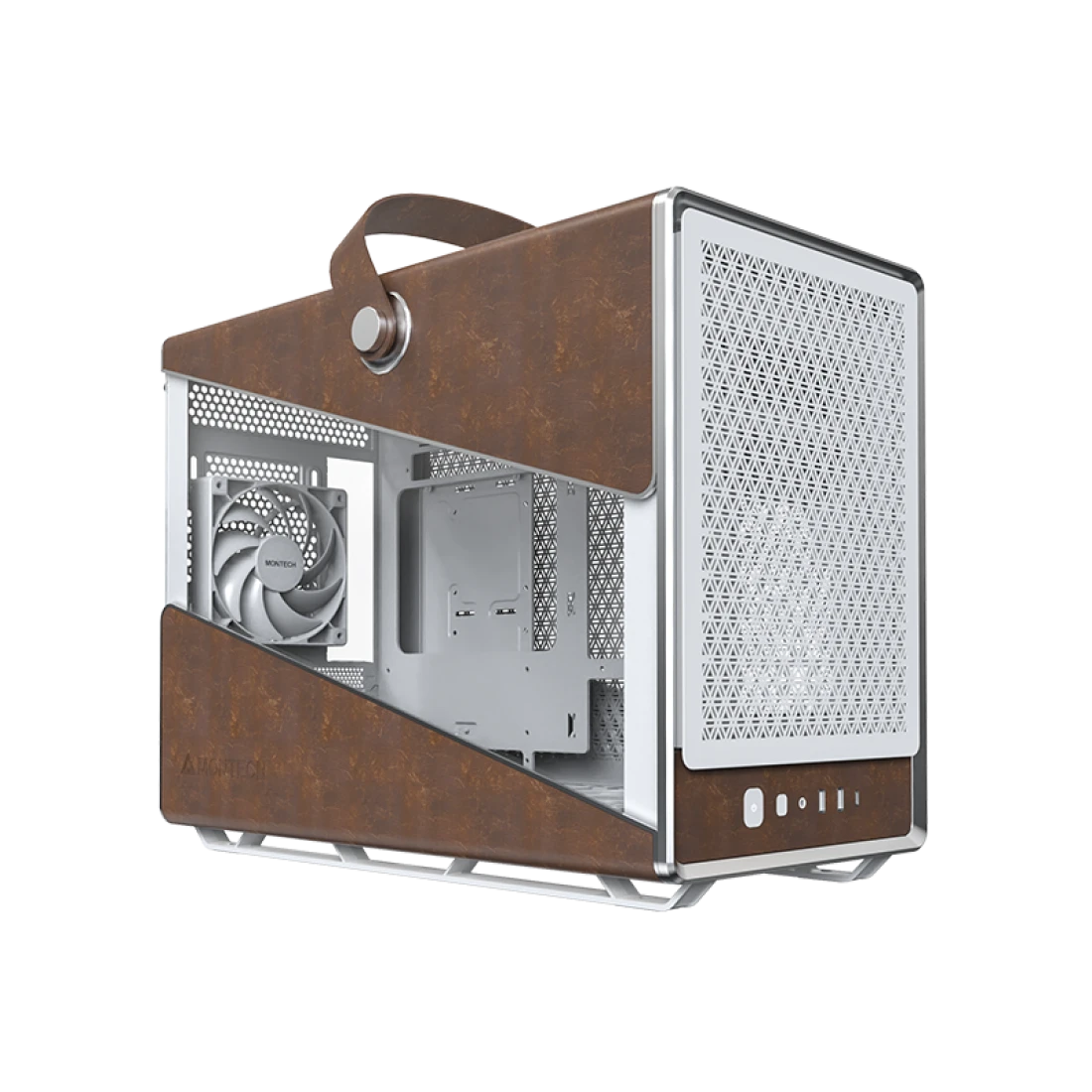 Montech Heritage PRO Micro-ATX Case, 4x Pre-installed Fans, MB Support upto Micro-ATX, GPU ...