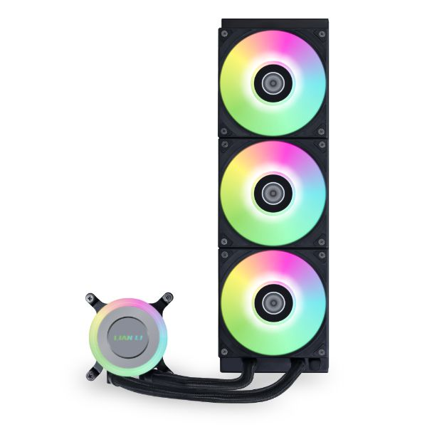 Lian Li GA II Lite 360 RGB 360mm AIO Liquid Cooler with Rotatable Logo ...