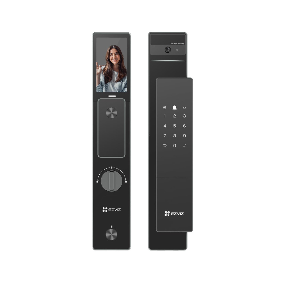 EZVIZ DL50FVS Face Recognition Smart Lock, Face Recognition with Dual ...