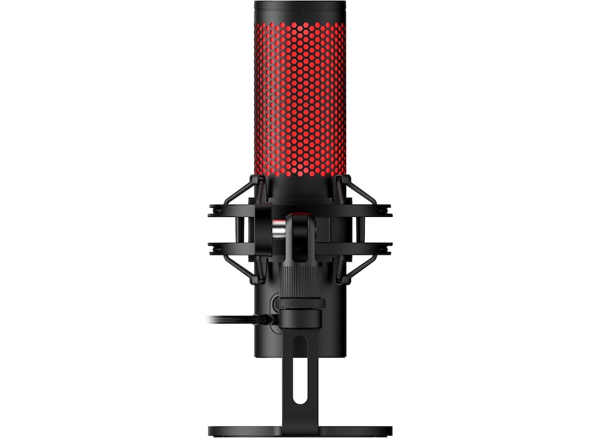 HyperX QuadCast 2 USB Microphone, Hi-Res Studio-Quality Recording, Tap ...