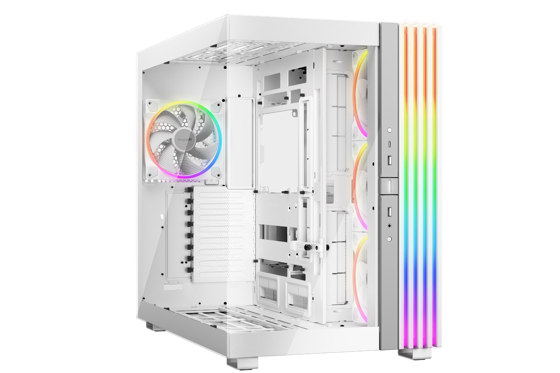 Be Quiet! Light Base 900 FX White PC Case, Stunning Panoramic View ...