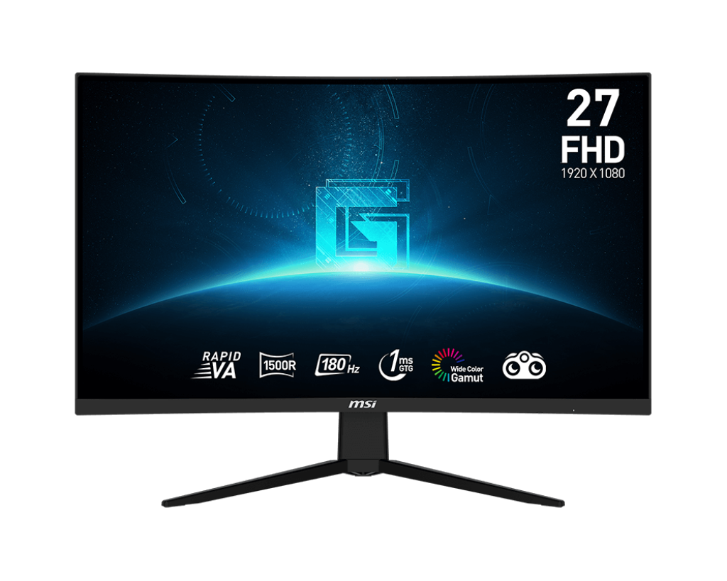 MSI G27C3F Curved Gaming Monitor - 27 Inch, 1920x1080 (FHD), Rapid VA ...