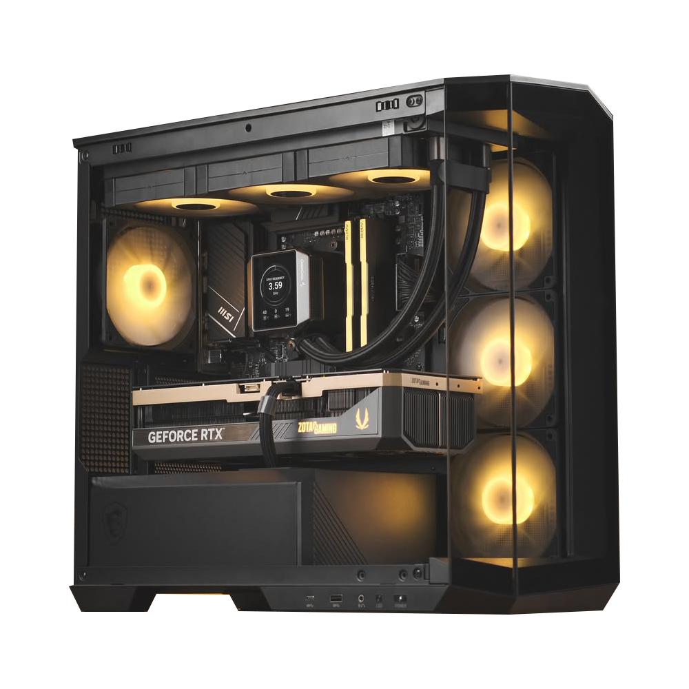 High-Performance Gaming PC: AMD Ryzen 7 9800X3D + ZOTAC RTX 5080 SOLID ...