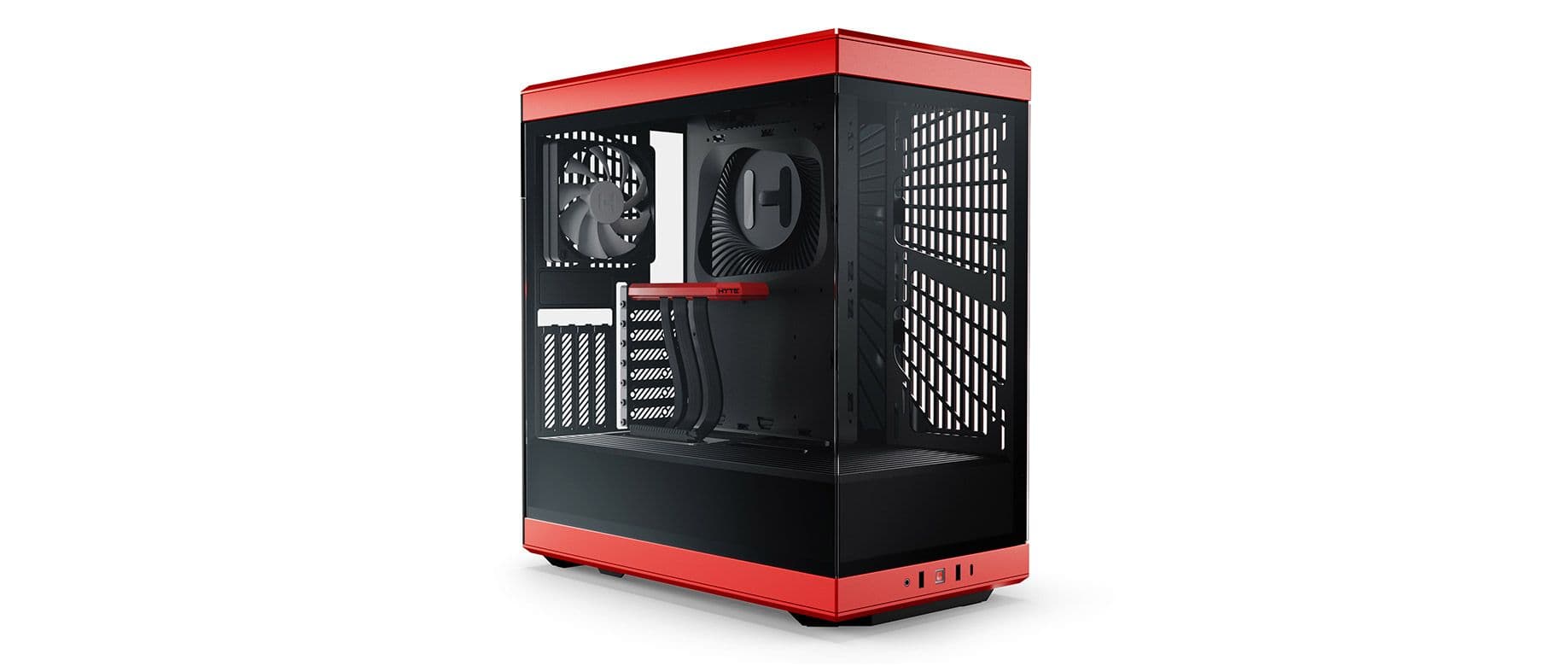 Hyte Y40 S-Tier Aesthetic ATX Mid Tower Case, Multi-Dimensional Design ...
